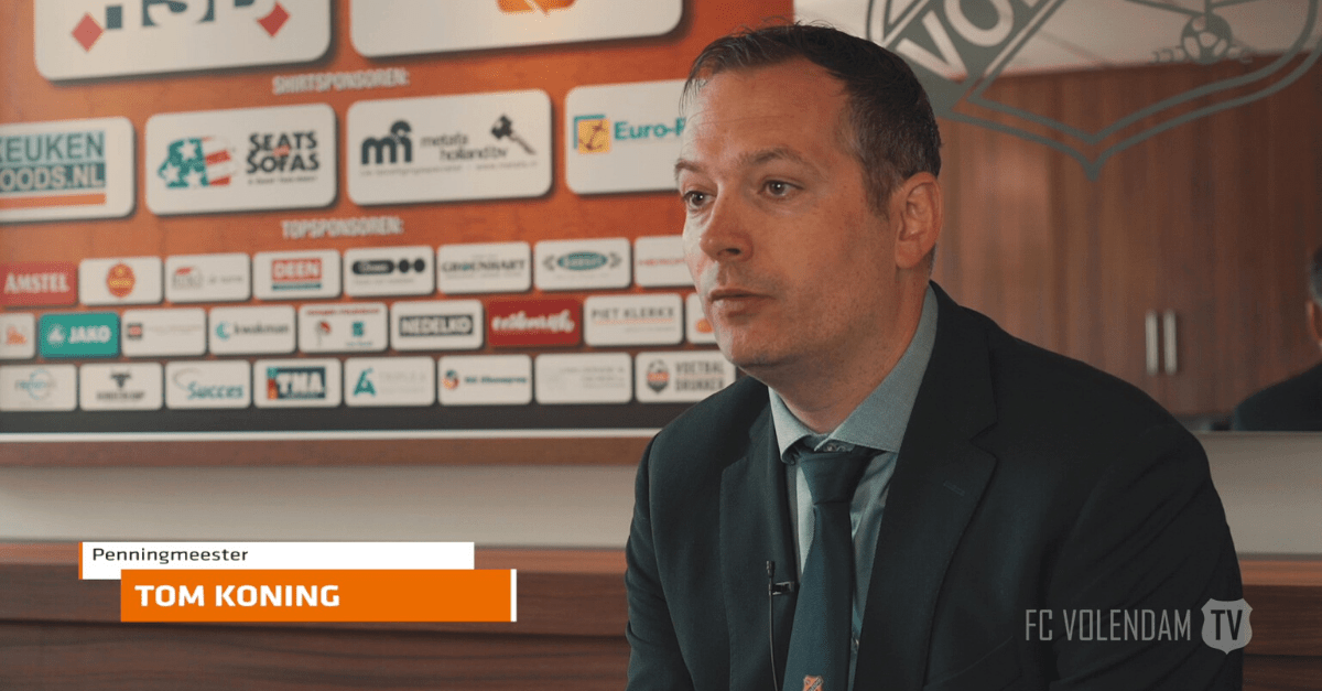 Penningmeester Tom Koning: 'Laat je oranje hart spreken en steun ons'