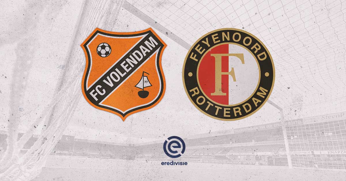 FC Volendam treft Feyenoord in het Kras Stadion