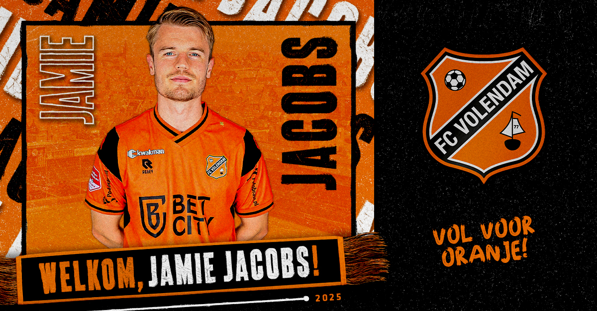 FC Volendam versterkt middenveld met Jamie Jacobs