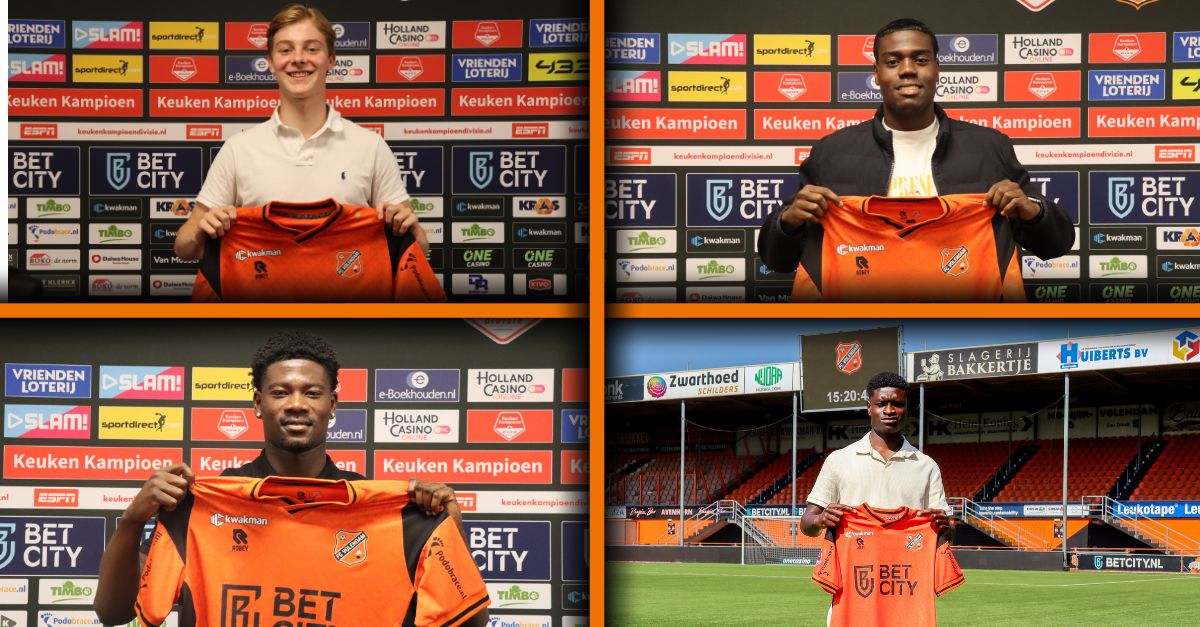 Vier nieuwe versterkingen voor Jong FC Volendam