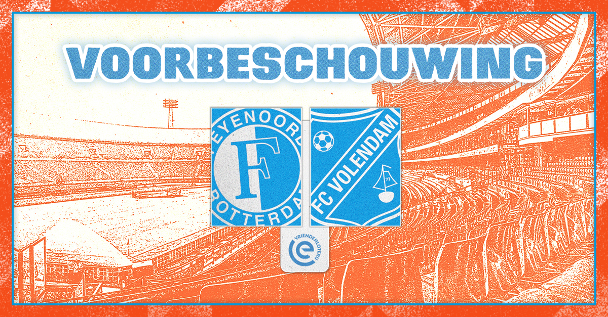 FC Volendam trekt naar koploper Feyenoord