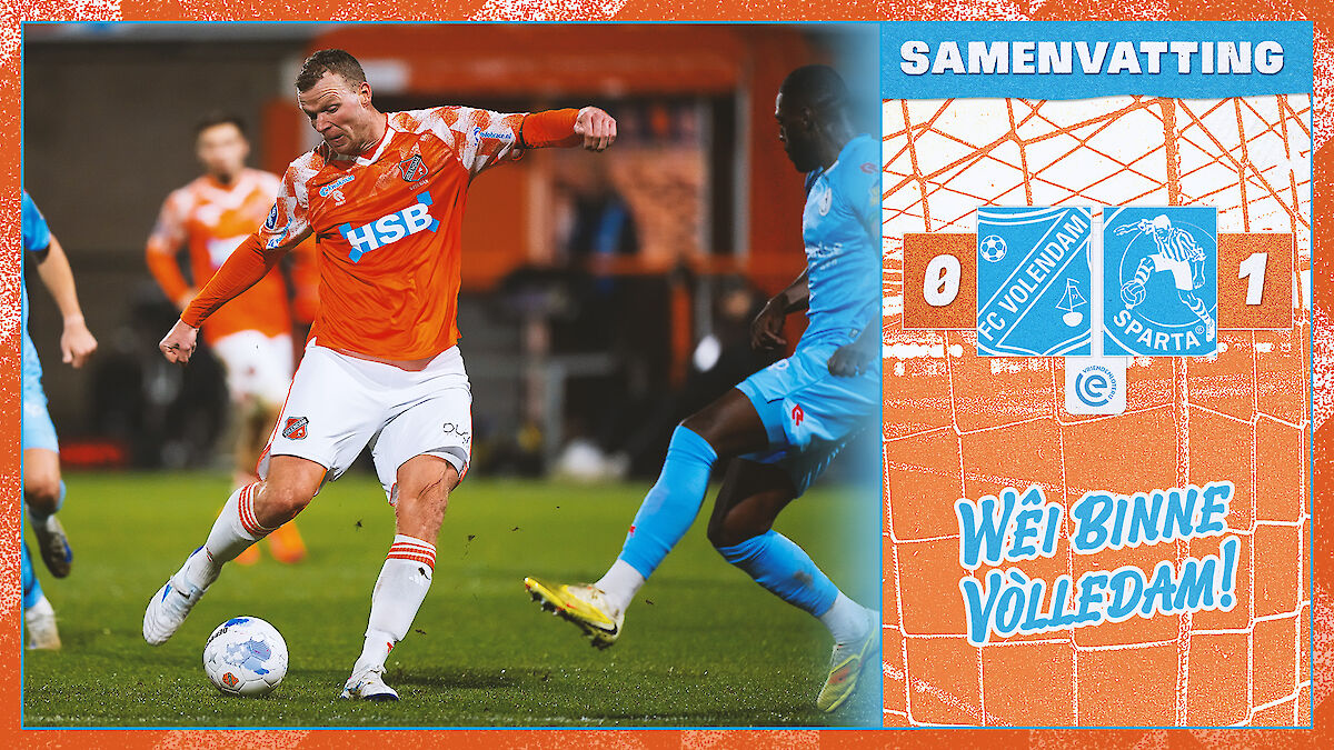 Samenvatting FC Volendam - Sparta Rotterdam (2025-2026)