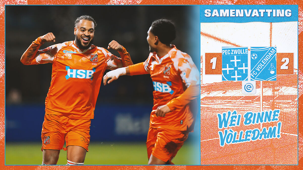 Samenvatting PEC Zwolle - FC Volendam (2025-2026)