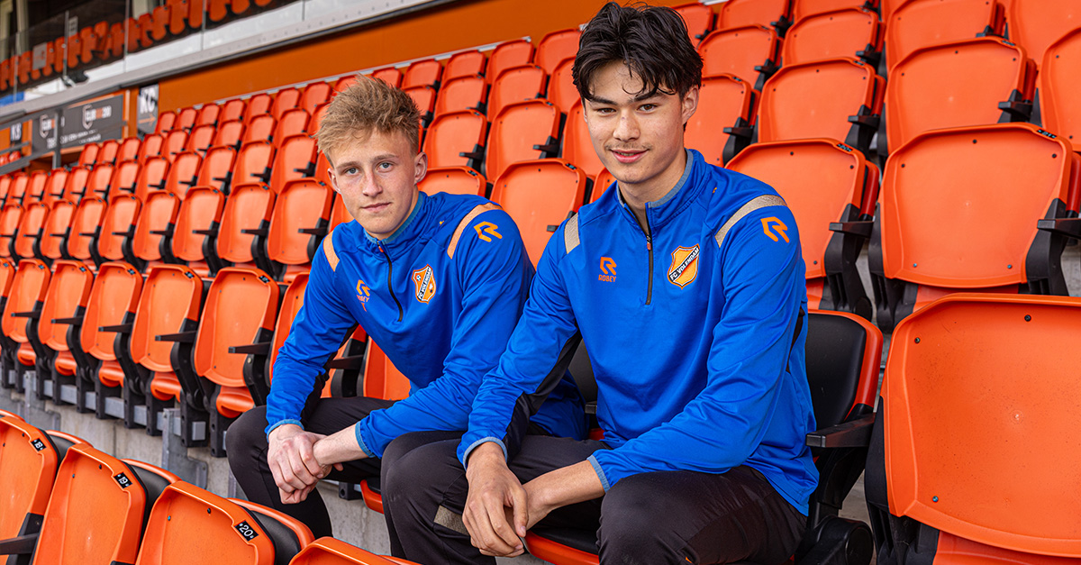 FC Volendam jeugdspelers Lex Koning en Luca Hamersma behalen derde plek ...