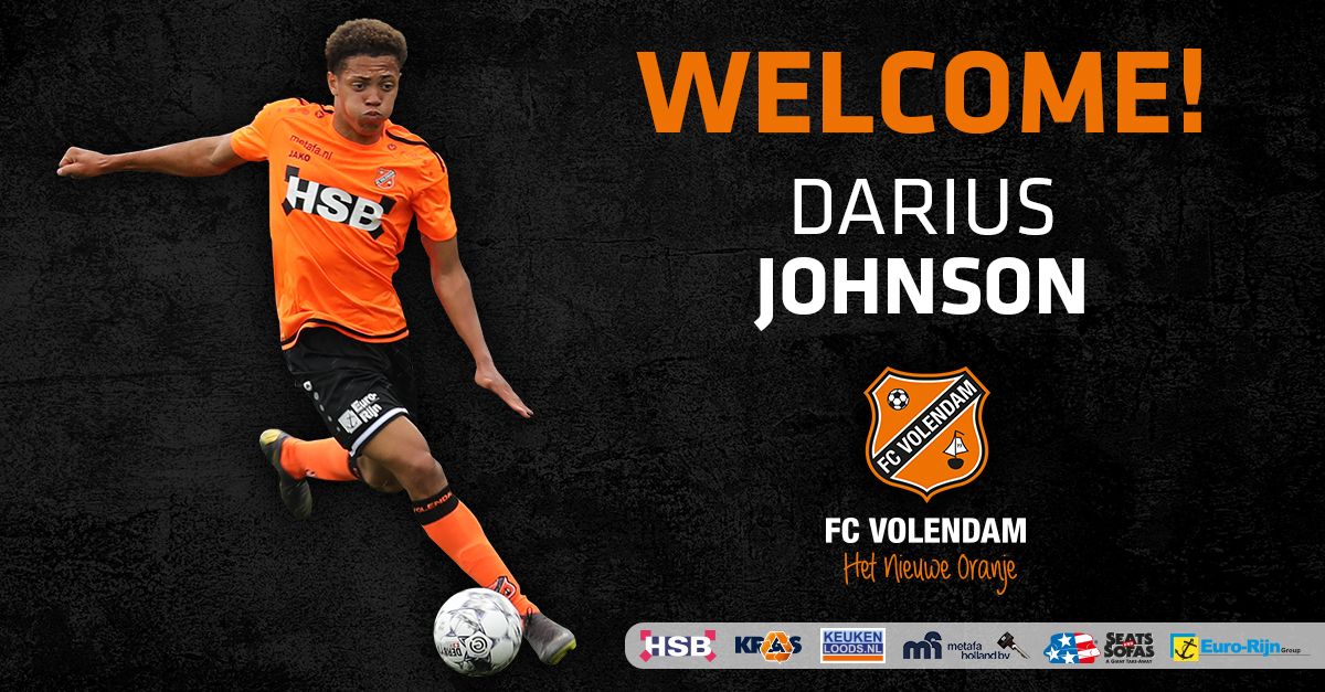 Darius Johnson kiest voor FC Volendam